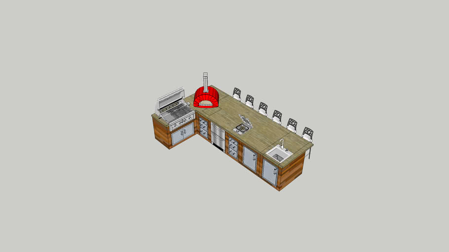 outdoor kitchen | 3D Warehouse