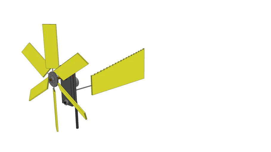 Functional and Simple Design for Mini Wind Turbine | 3D Warehouse