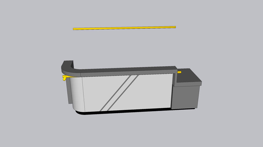 meja kasir | 3D Warehouse