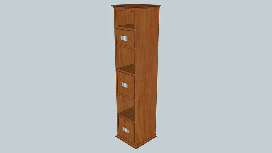 Deep Drawer Shelf unit | 3D Warehouse