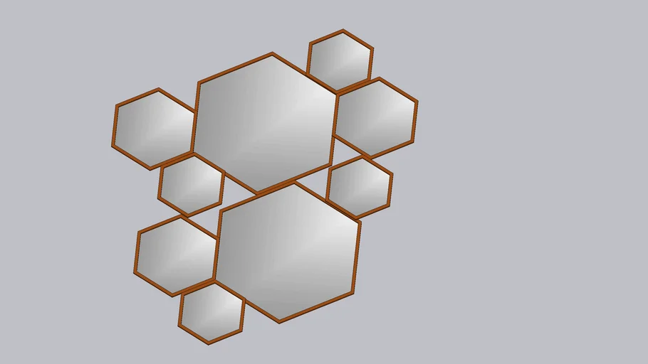Hexagonal Mirror | 3D Warehouse