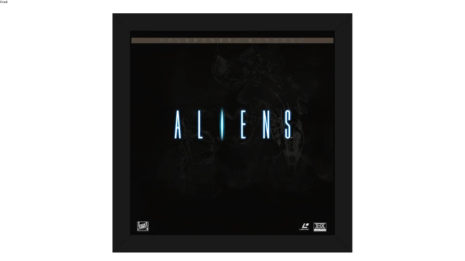 Framed Aliens Widescreen Laserdisc Cover | 3D Warehouse
