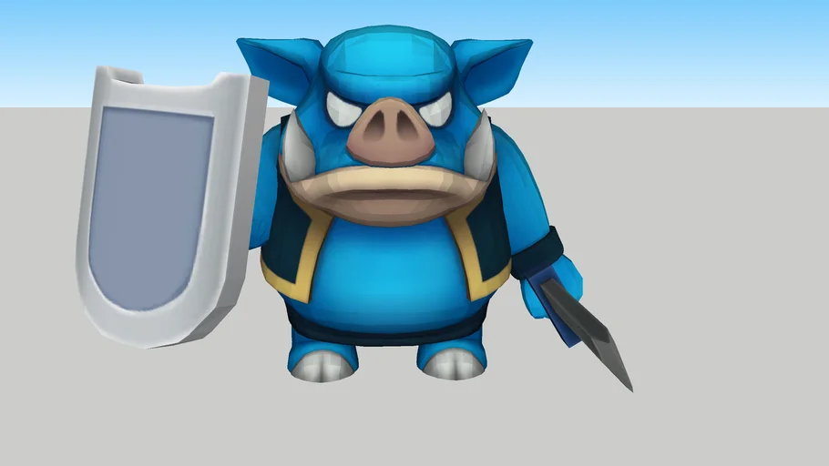 The Legend of Zelda Link's Awakening - Moblin | 3D Warehouse