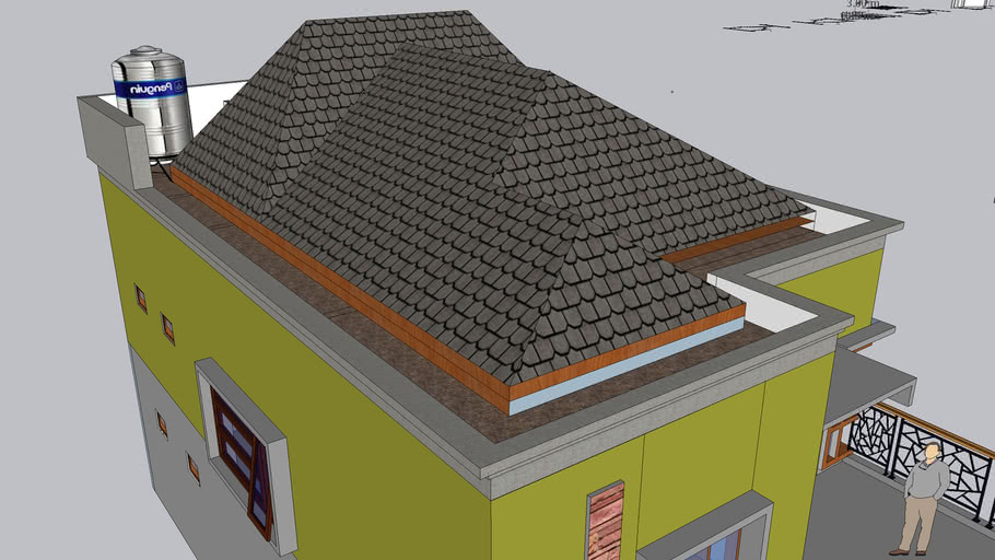 2 Lantai 8x15 | 3D Warehouse