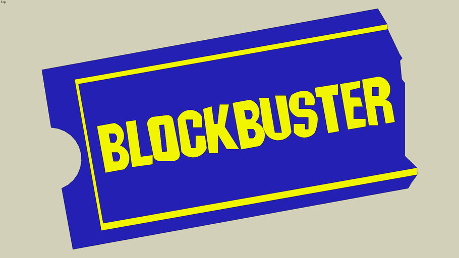 Blockbuster Logo | 3D Warehouse