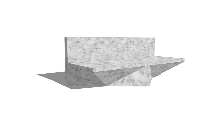 Stone bench | 3D Warehouse