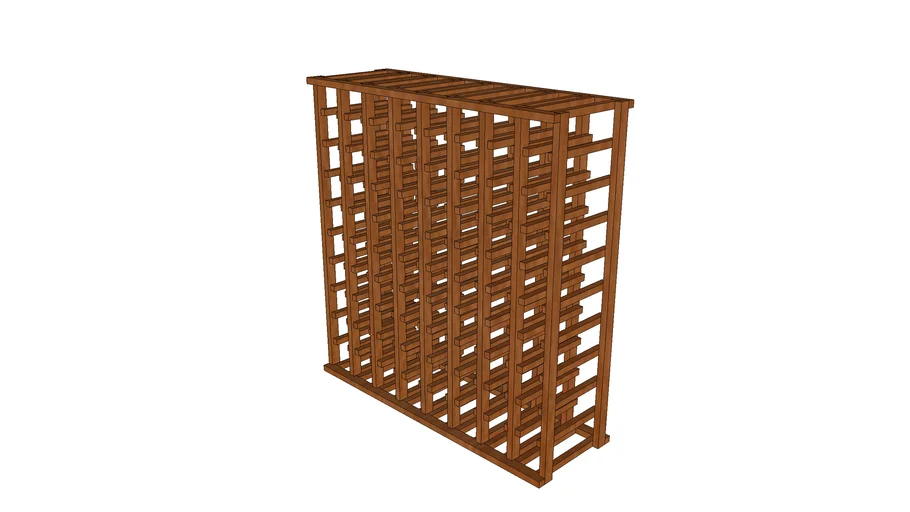 38.25'H Upper Rack - 8 Column 36.75'W | 3D Warehouse