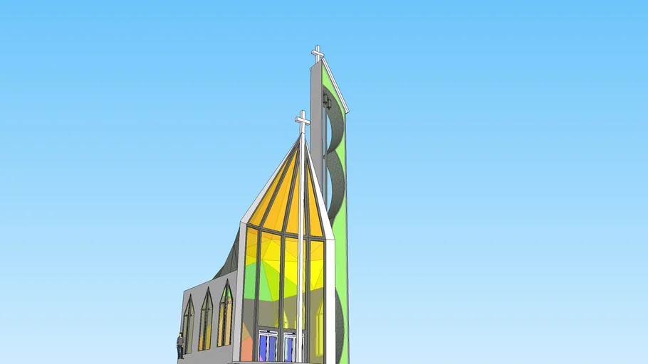 Colour church | 3D Warehouse