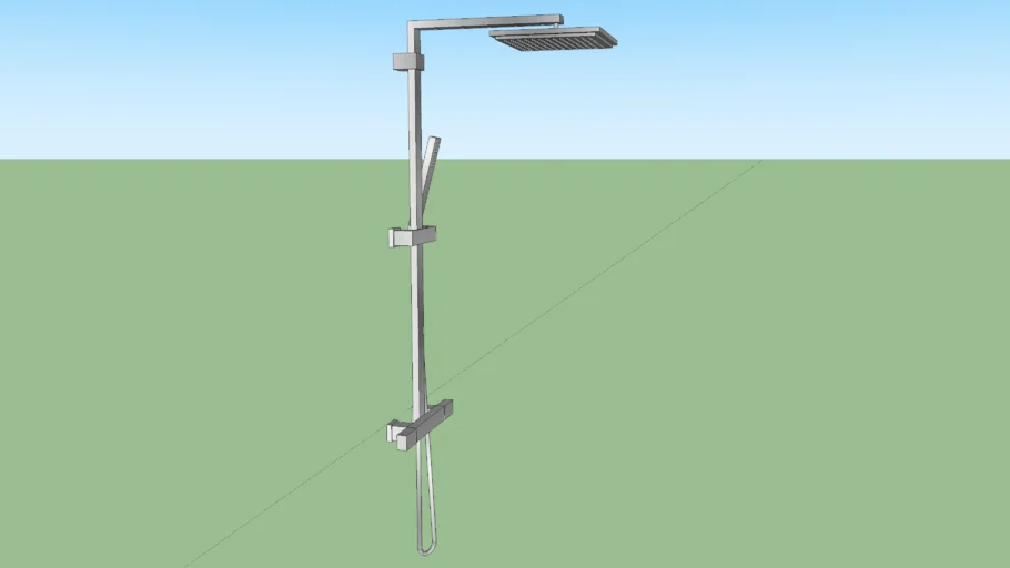 Cube Shower Set | 3D Warehouse