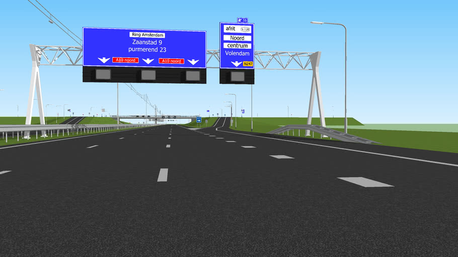 Exit highway | 3D Warehouse