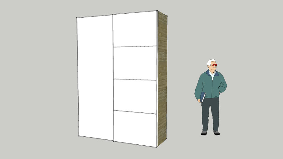 wardrobe with sliding doors | 3D Warehouse