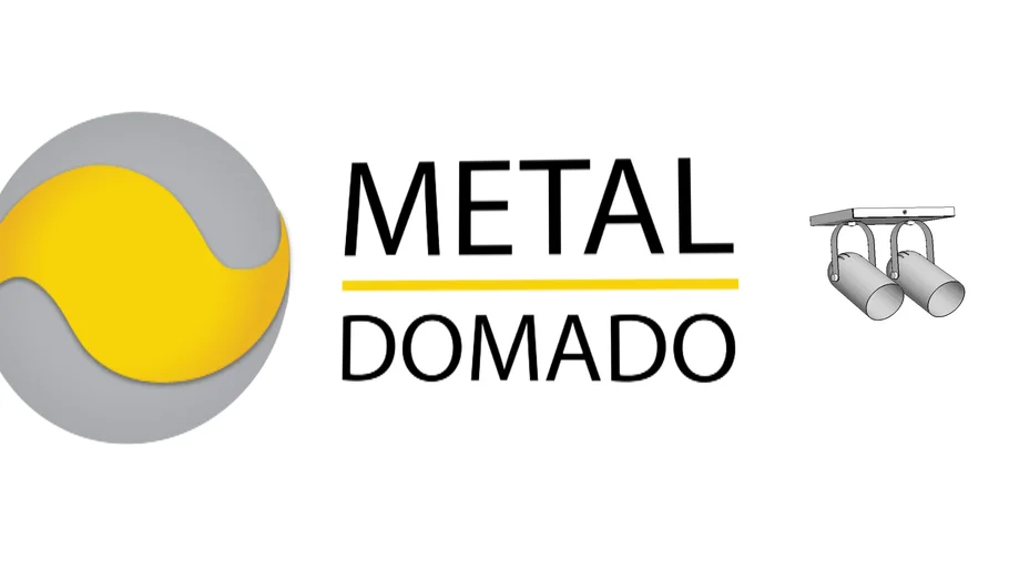 Metal Domado Trilho Fixo com Duplo | 3D Warehouse