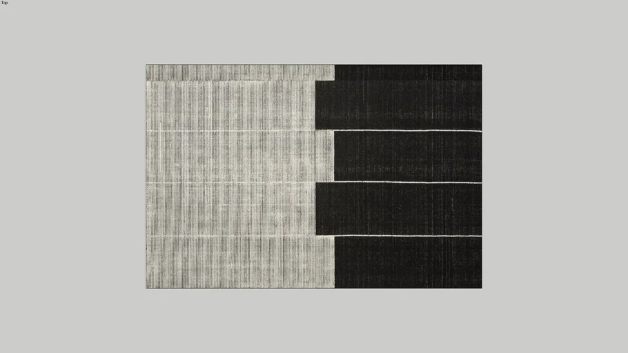 CB2 BASS HANDLOOMED RUG 6'X9' | 3D Warehouse