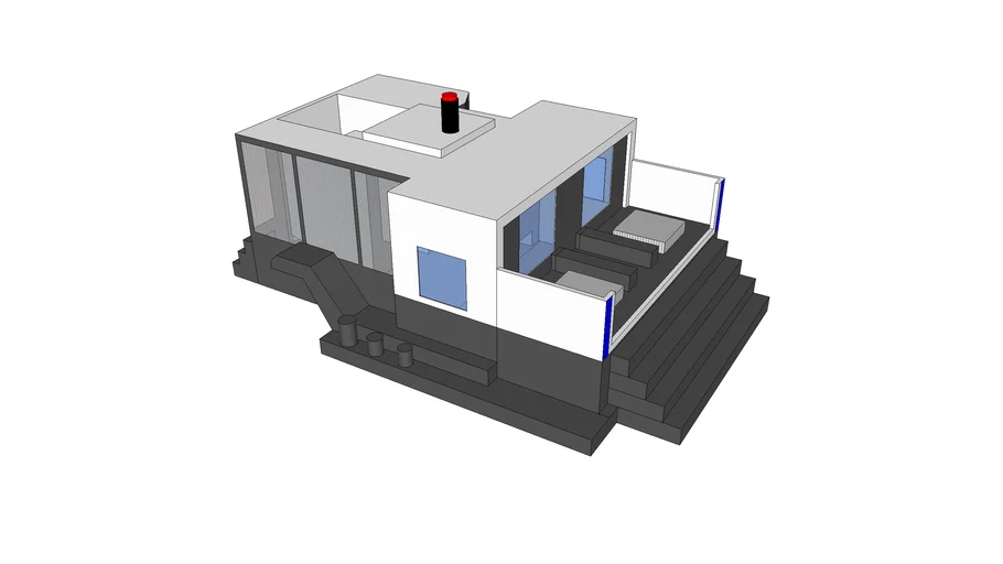 Hyundai KH-1000 Horizontal CNC | 3D Warehouse