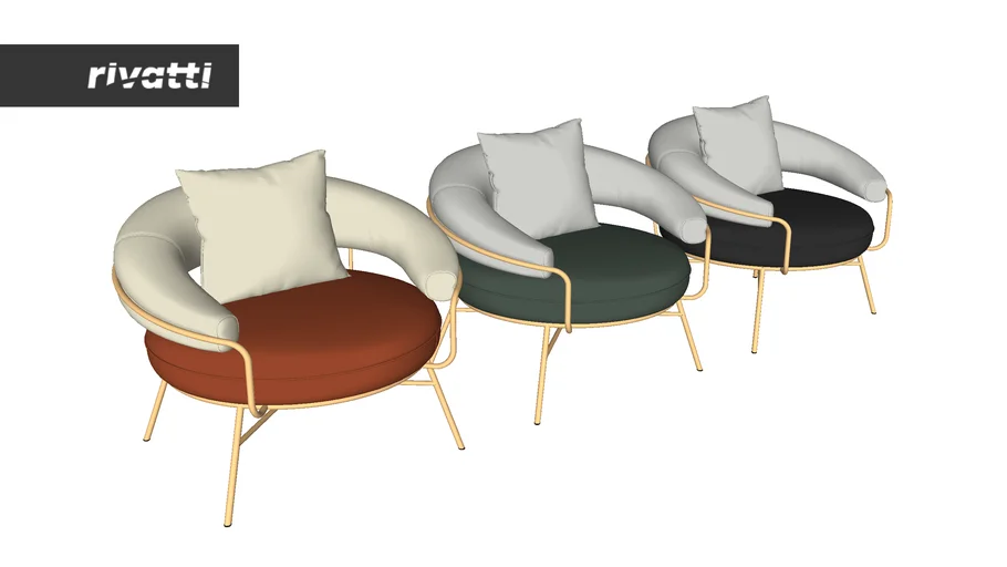 Poltrona Julie - Rivatti | 3D Warehouse