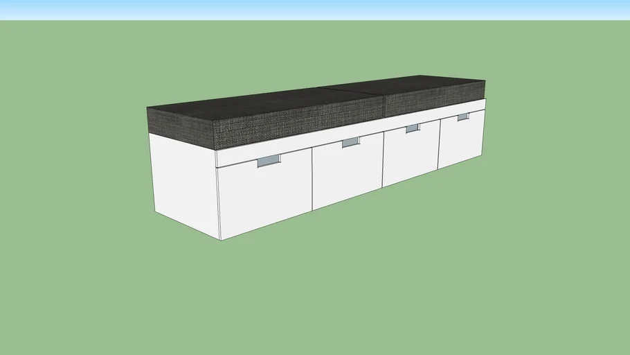 Boxes with seating | 3D Warehouse