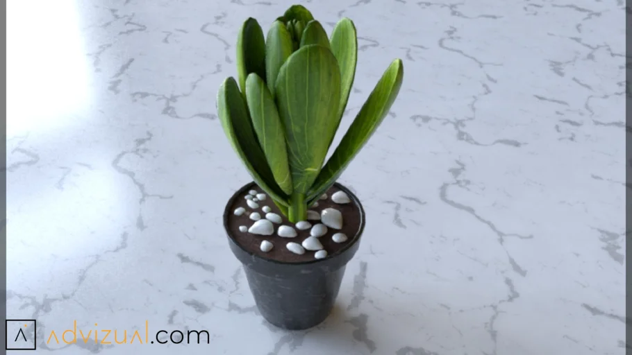 Indoor pot plant (V-Ray Ready) | 3D Warehouse