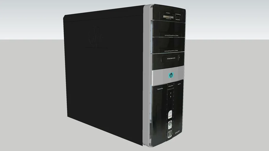 2007 HP m9047c desktop PC Upgraded WIP | 3D Warehouse