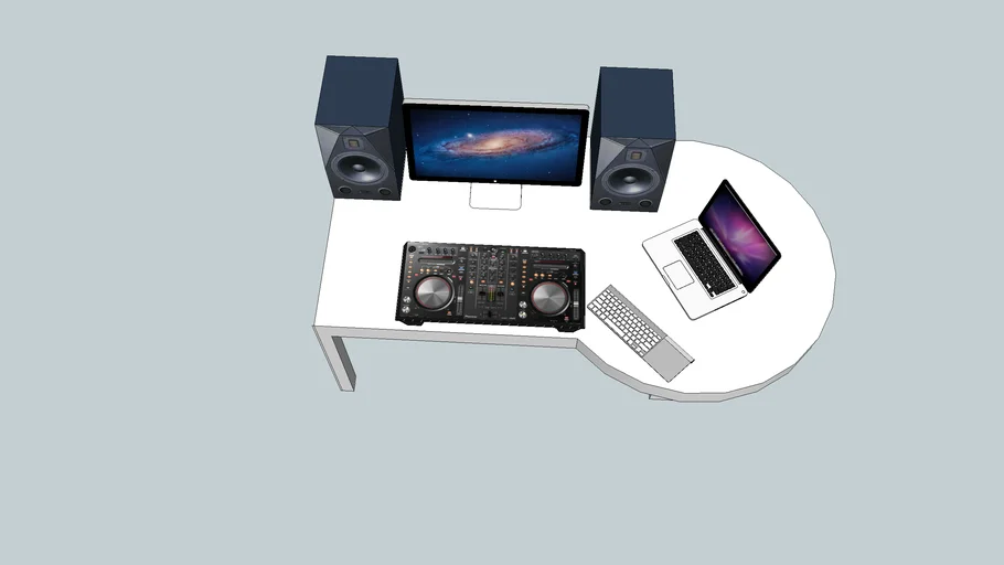 bedroom dj table | 3D Warehouse
