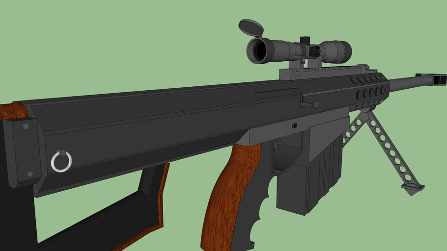 Barrett 50 cal. | 3D Warehouse