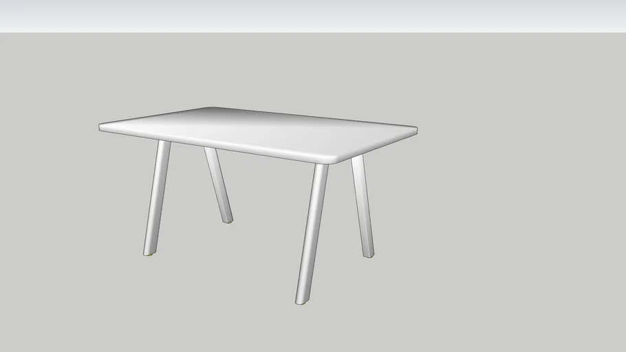 DE VORM - Big Lite Modular Table System 150x90x74 | 3D Warehouse
