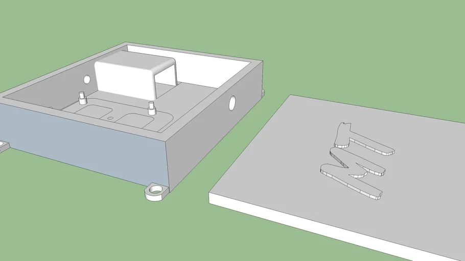 Box to Hold Arduino Uno and 9V Battery | 3D Warehouse