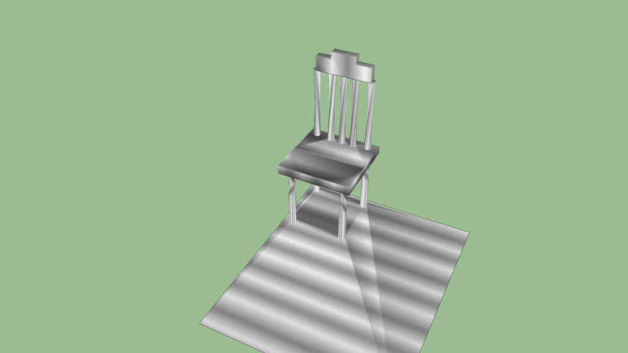 metalic chair | 3D Warehouse