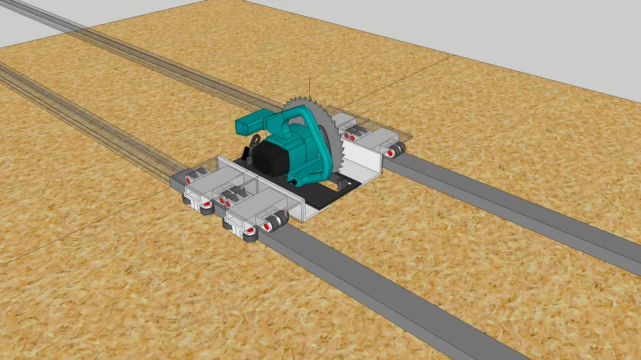 Riel Para Sierra Circular - Circular Saw Rail | 3D Warehouse