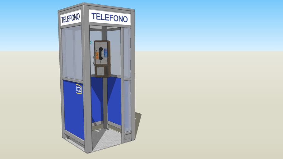 Telefono Publico | 3D Warehouse