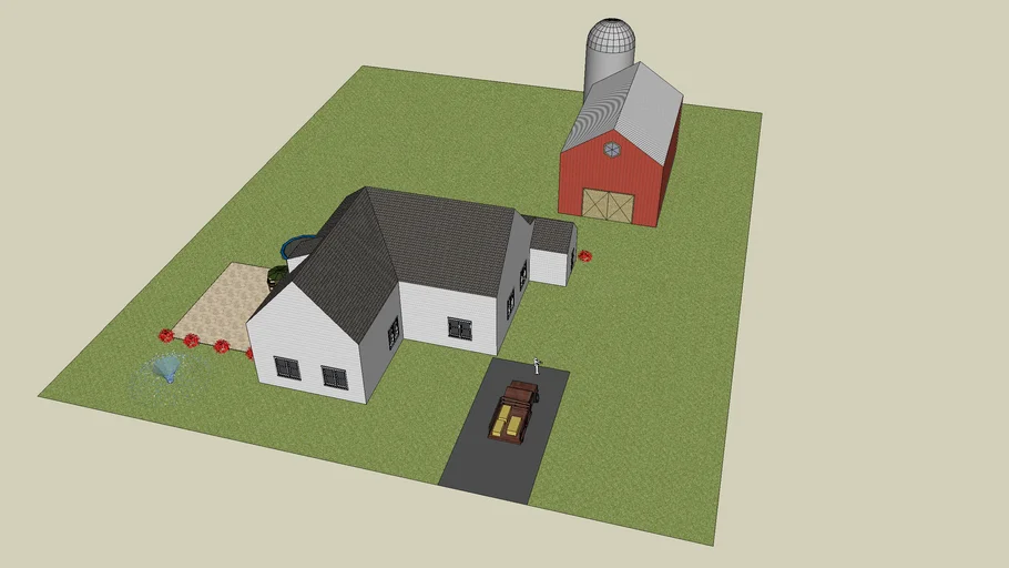 Farm, Farm house Barn yard | 3D Warehouse