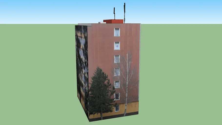 High-rise block in Komarov | 3D Warehouse