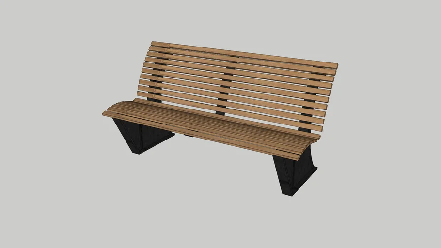 Zitbank Tuin | 3D Warehouse