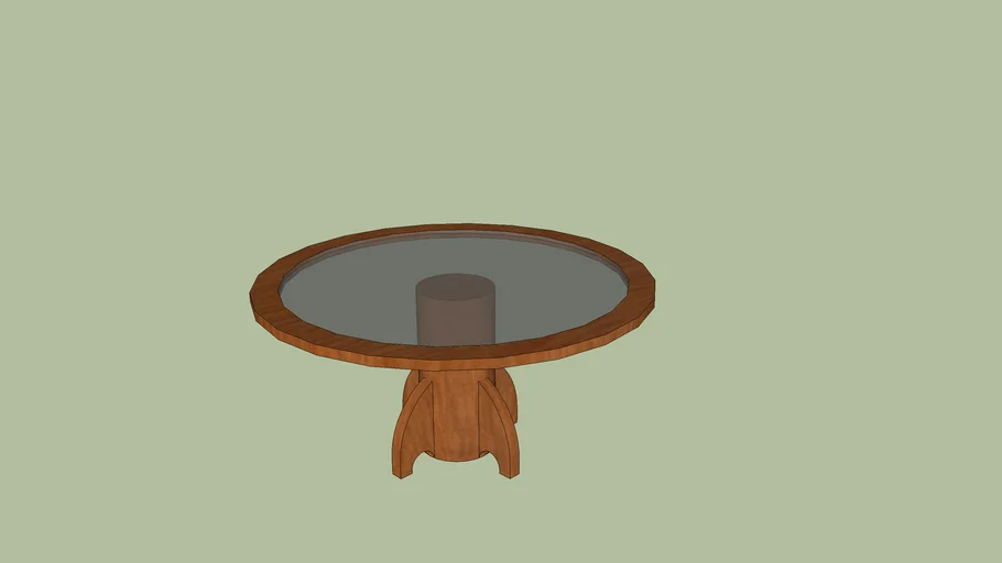 Round Dining Table | 3D Warehouse