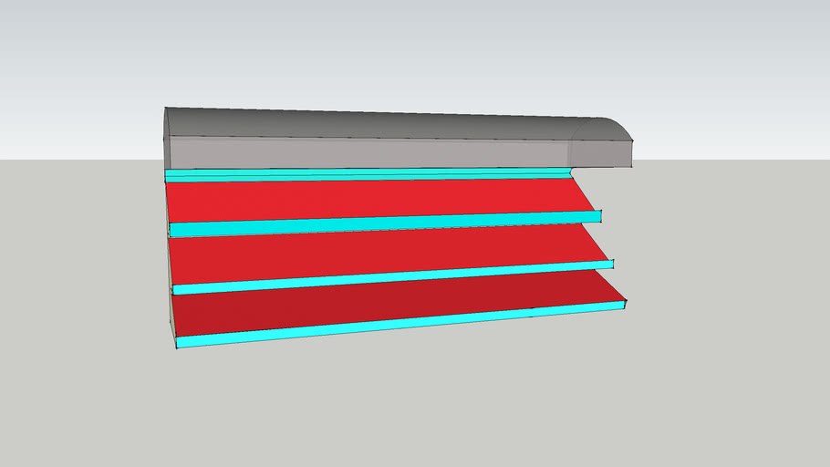 3 Tier Stadium Stand | 3D Warehouse