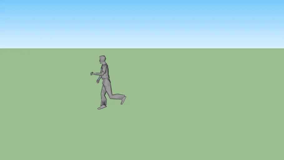 running human 3d | 3D Warehouse