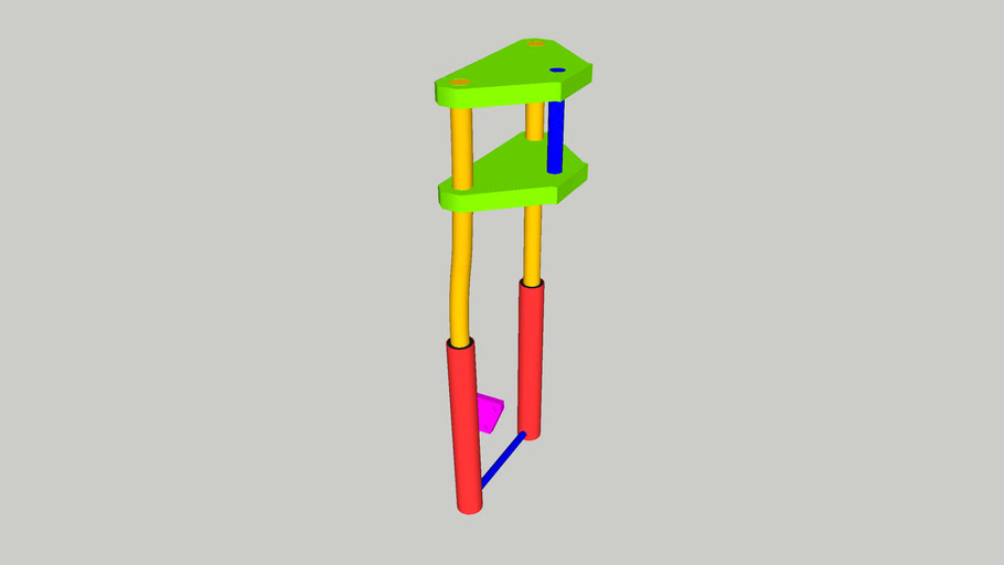 Motorcycle front fork | 3D Warehouse