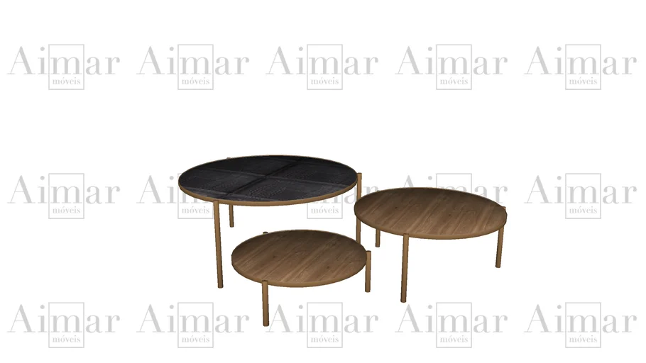 (A/B) MESA DE CENTRO ZOOM - TUMAR | 3D Warehouse