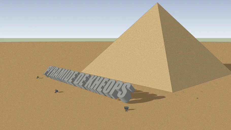 pyramide de kheops | 3D Warehouse