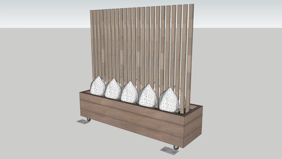 Planter Partition 1 | 3D Warehouse