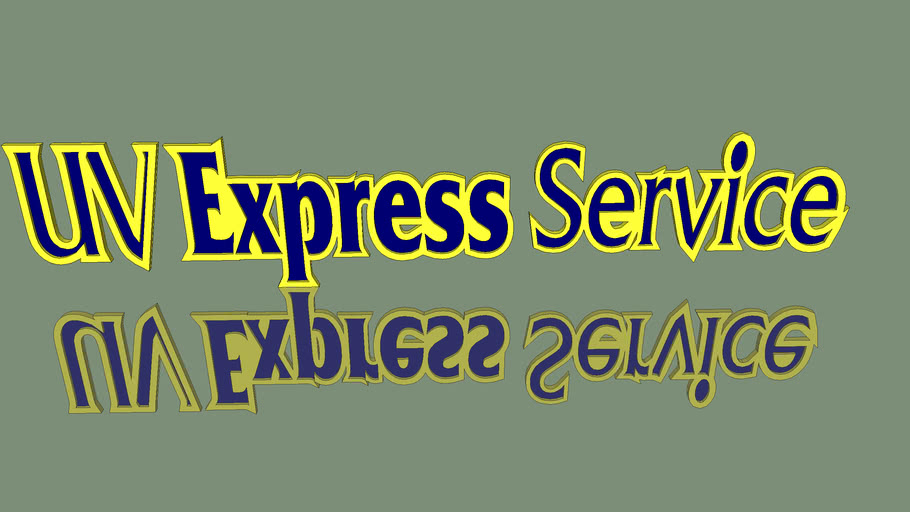 UV Express Service Logo | 3D Warehouse