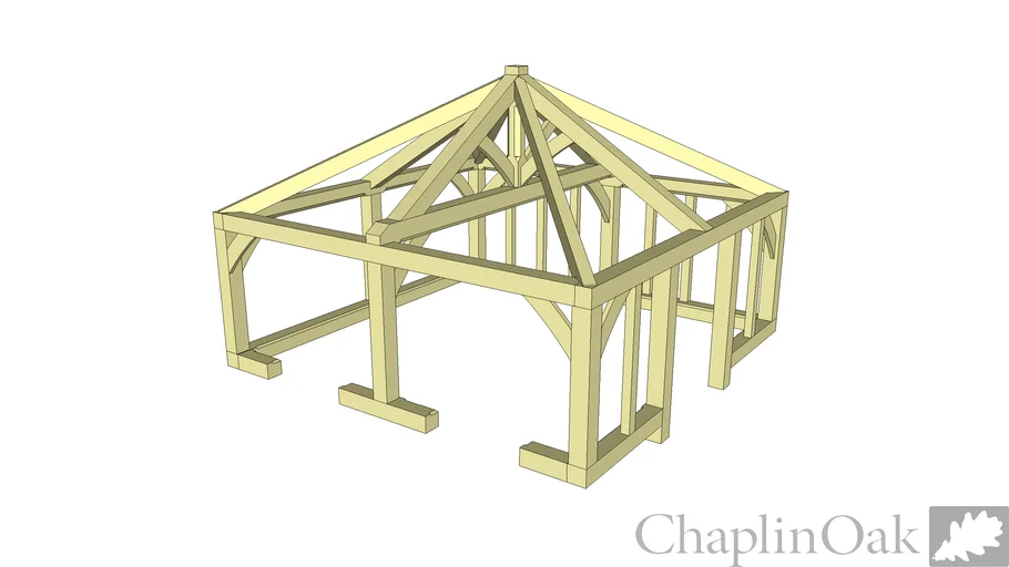 Square based pyramidal roof | 3D Warehouse