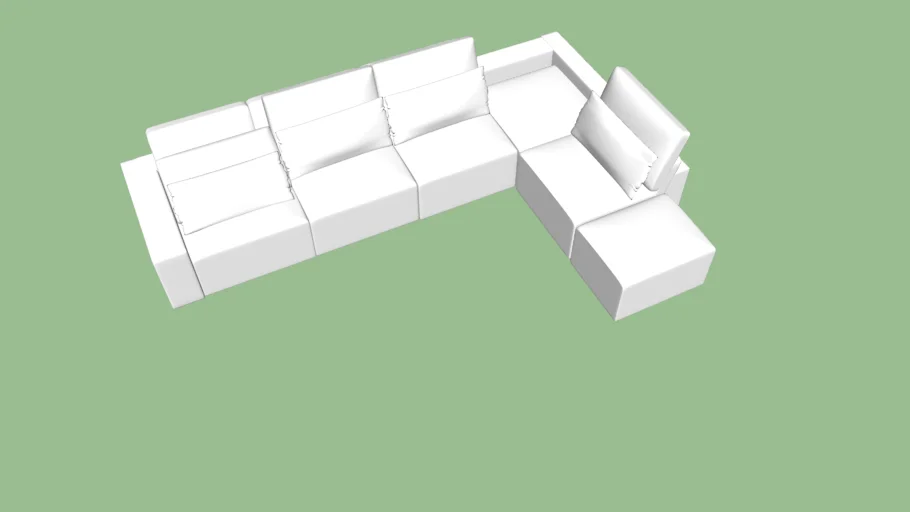 sofá retrátil canto | 3D Warehouse