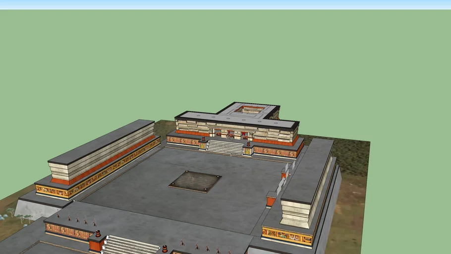 Mitla, the hall of columns | 3D Warehouse