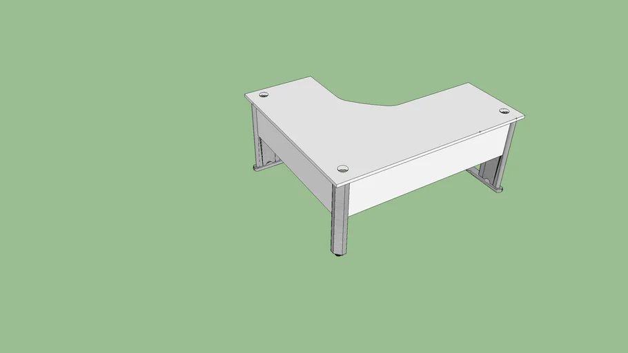 MESA ANGULAR PROMASTER PE PLUS 165x135 CM | 3D Warehouse