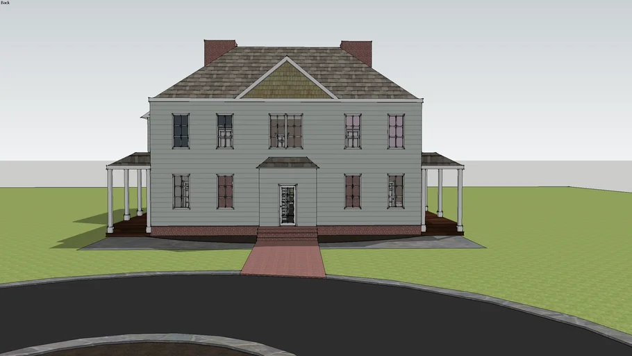 Colonial House | 3D Warehouse