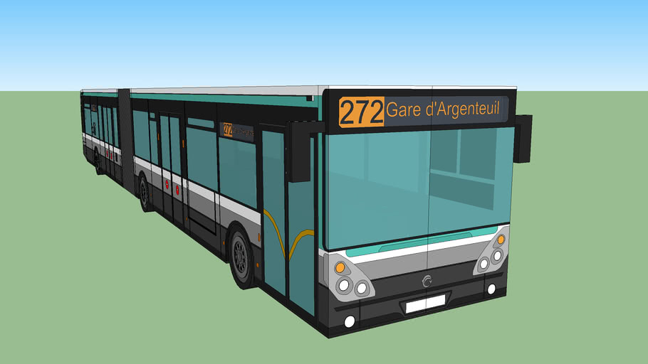 Irisbus CITELIS 18 STIF-RATP . | 3D Warehouse