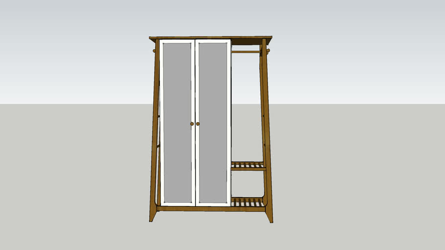 Armario Stoka 02 portas - MINHA Mobilia.com.br | 3D Warehouse