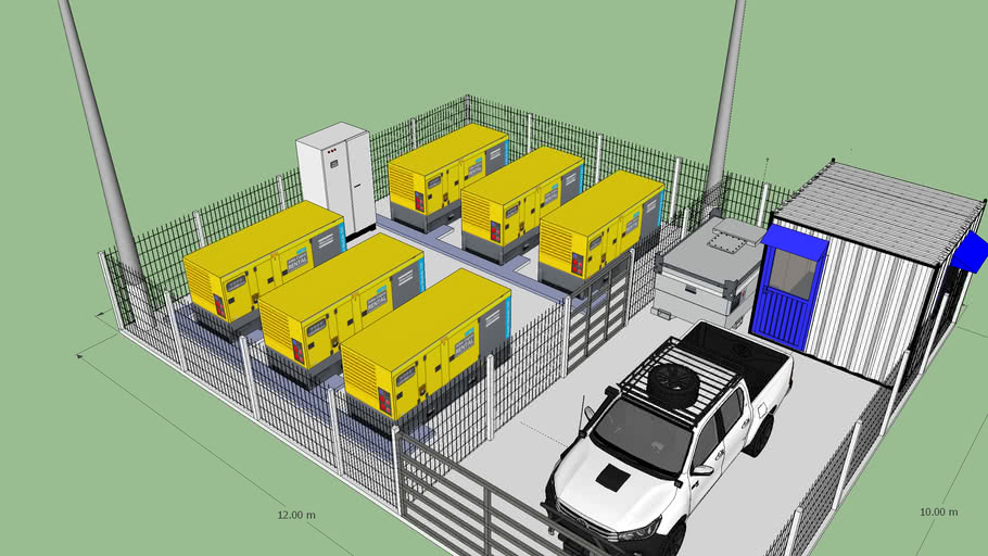 Power station 600kVA | 3D Warehouse