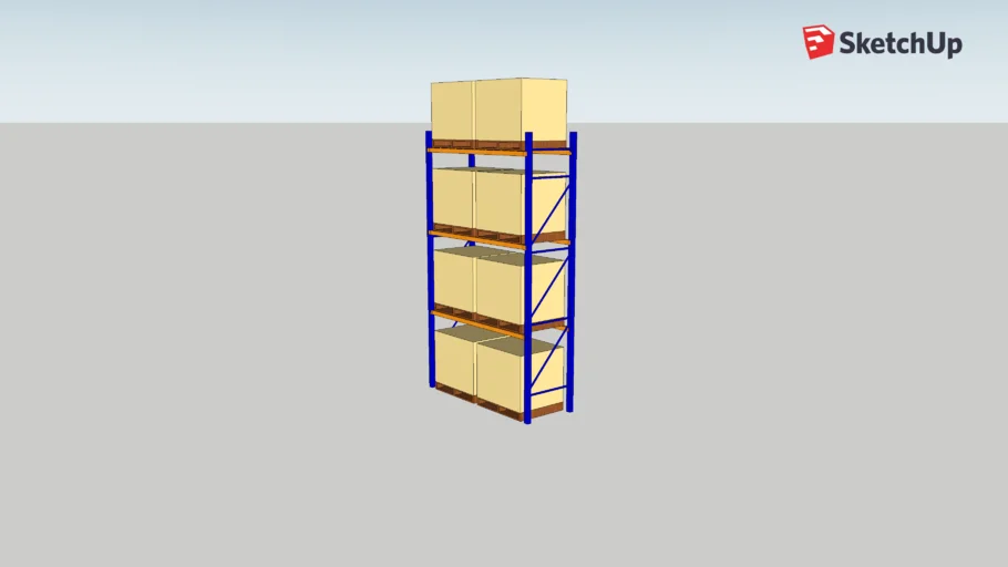Pallet Rack | 3D Warehouse