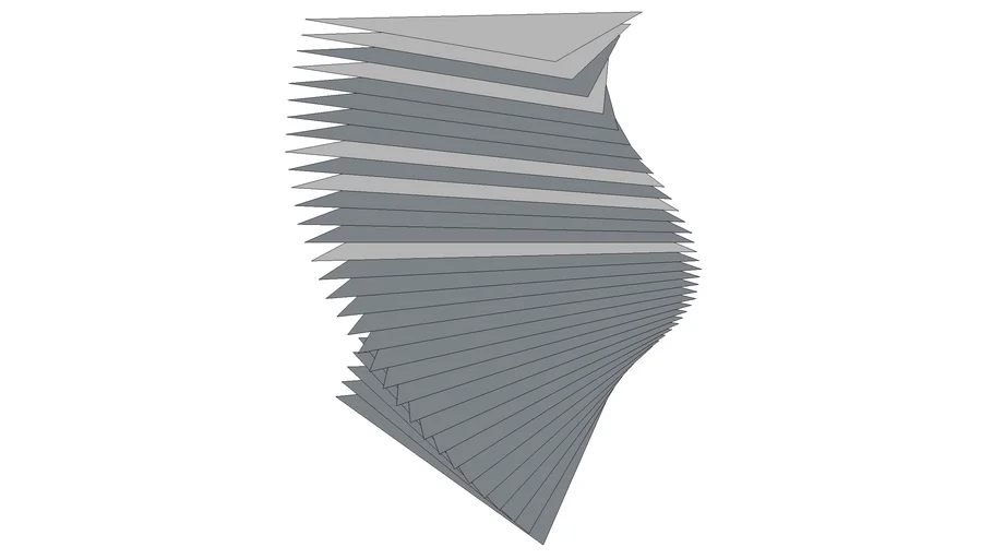 Edificio triangular que crece girando | 3D Warehouse